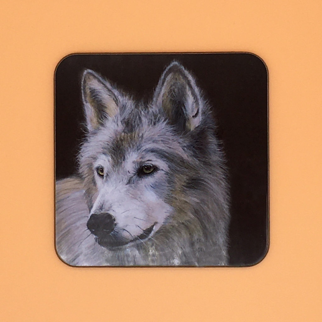 Wolf coaster | Jacqueline South Illustration and Design